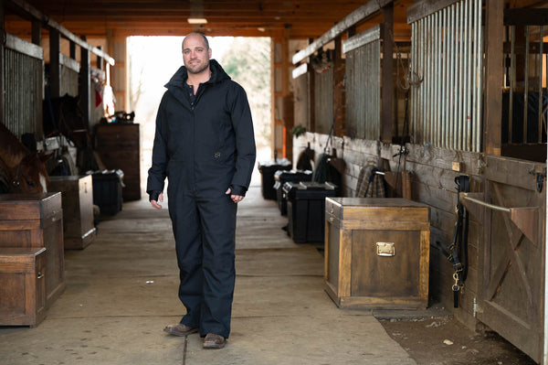 Redingote Waterproof Jumpsuit Equestrian Outerwear - Pure Black – REDINGOTE